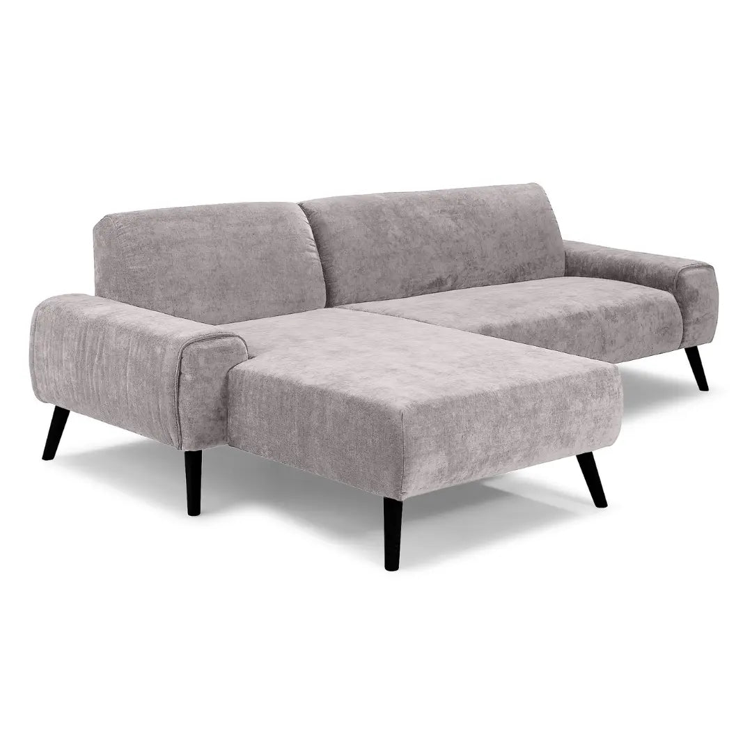 Sofa narożna COSIMO 3-osobowa na drewnianych nóżkach — i-sofa